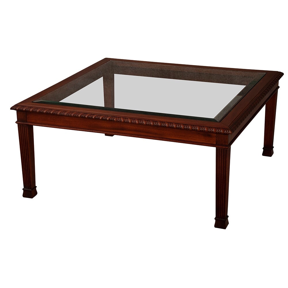 Square mahogany coffee table store